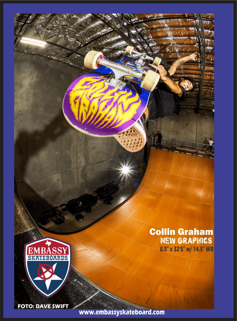 Collin Graham Signature "HOUR GLASS" model - Embassy Skateboards