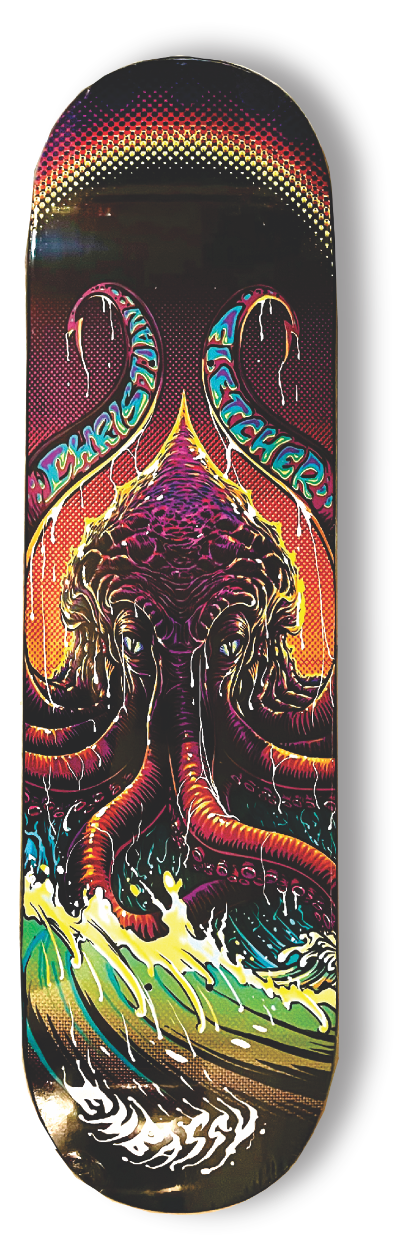 Christian Fletcher Embassy Skateboards 8.5" Pop Octopus Reef